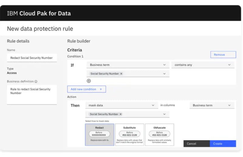 IBM Cloud Pak for Data Governance Capabilities